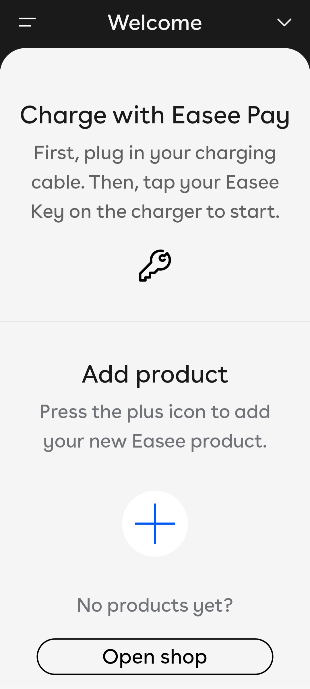 Your first time using the app – Easee Help